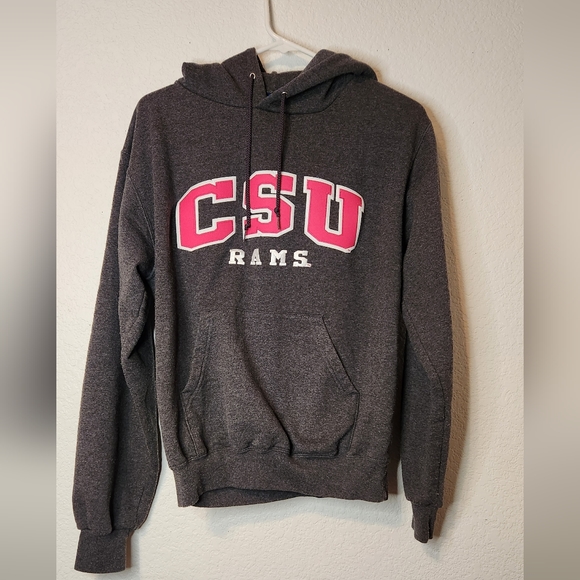 Champion | Tops | Csu Rams Womens Hoodie With Pink Lettering Size S ...